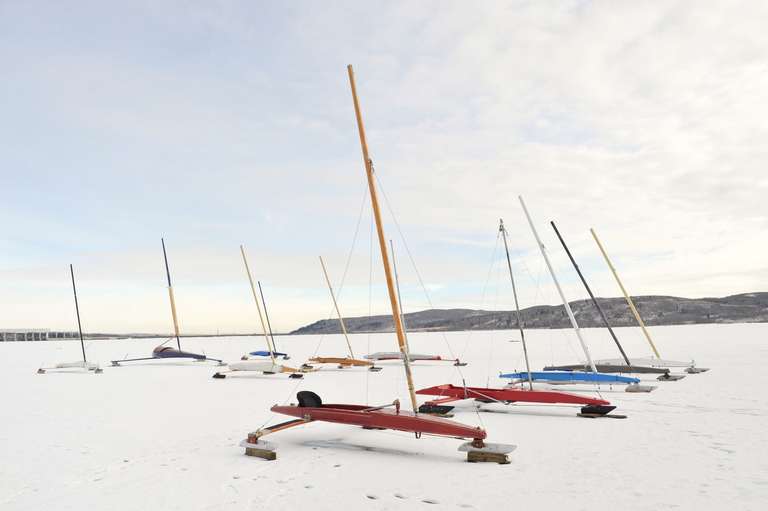 Ice Boating: Sailing on Frozen Lakes and Rivers - Winch And Pulley