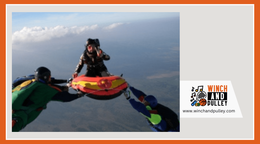Skyaking: Skydiving With a Kayak - Winch And Pulley