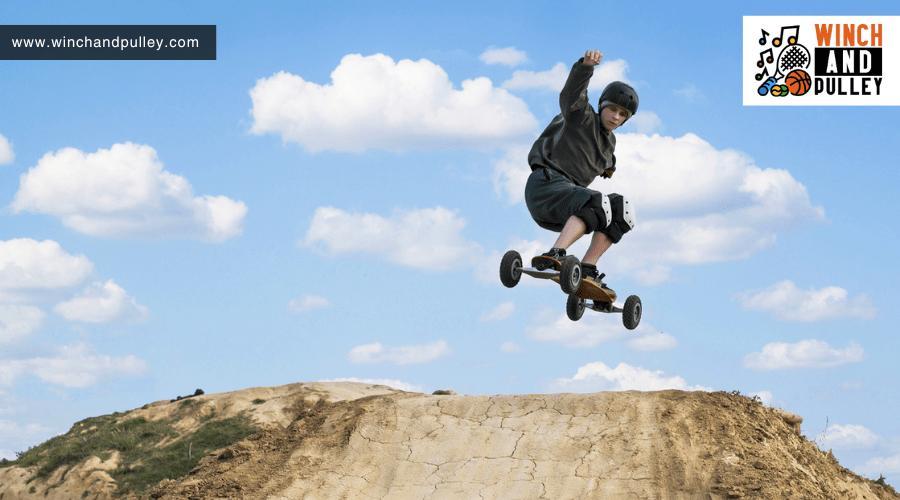 Earthboarding: Surfing Down Mountain Slopes on Boards - Winch And Pulley